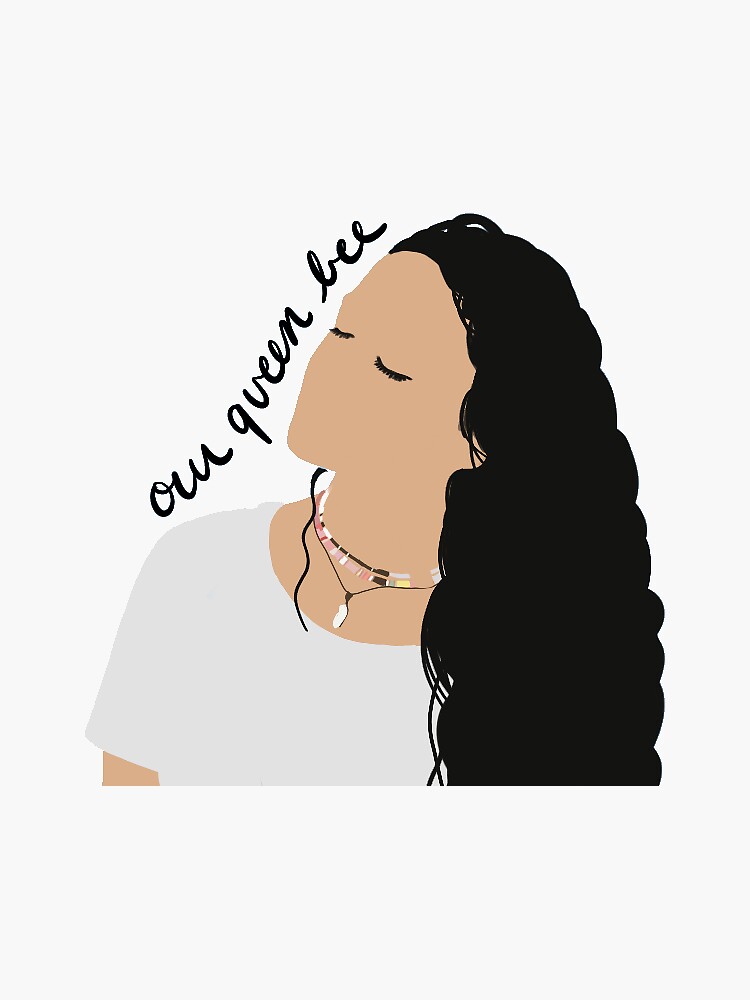 "Kiara Outer Banks Our Queen Bee" Sticker by madilynortega | Redbubble