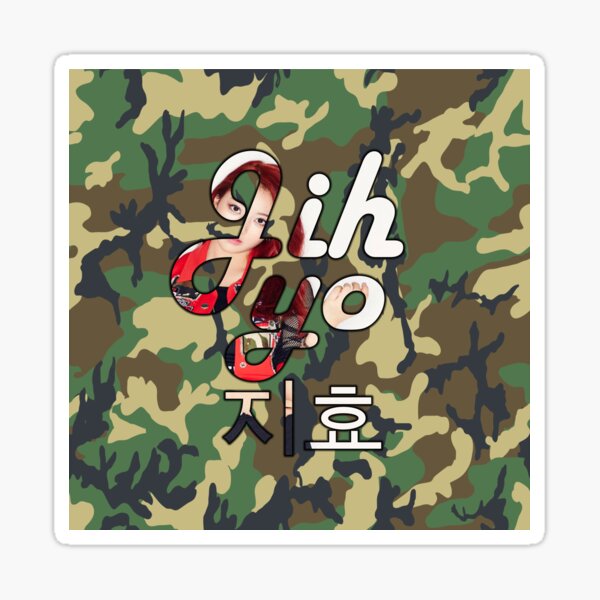 "Twice Camo (Jihyo-picture)" Sticker for Sale by Jedimasterkalen ...