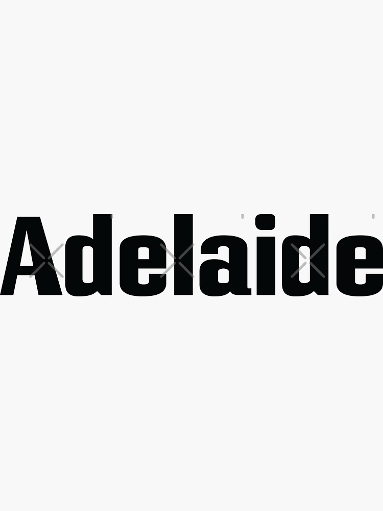 "Adelaide" Sticker by ProjectX23 | Redbubble