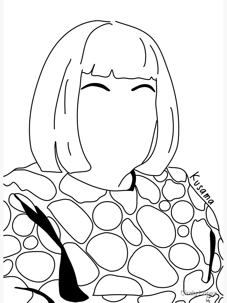 Yayoi Kusama Coloring Page at Kenneth Shorter blog