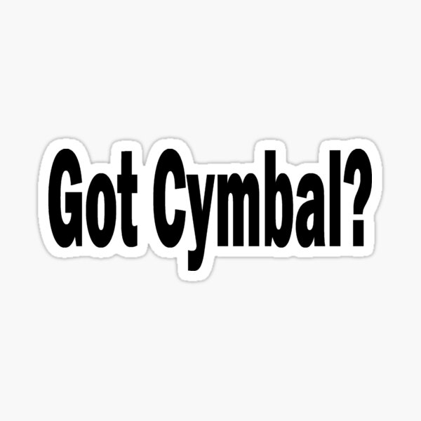 Cymbal Stickers | Redbubble