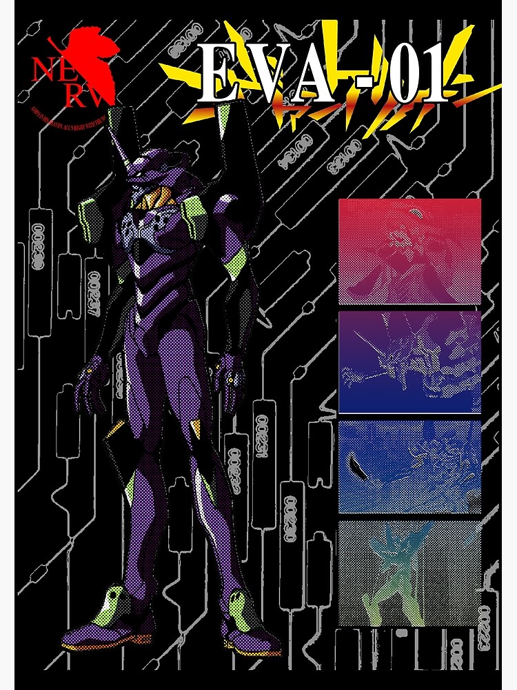 "Eva-01 Neon Genesis Evangelion Fan Art" Poster for Sale by DataDumb ...
