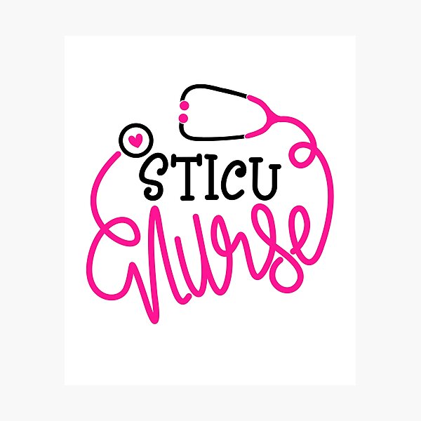 Lámina fotográfica «Enfermera STICU - Departamento de Enfermería Med ...