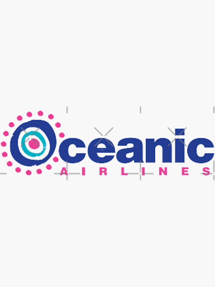 "Oceanic Airlines Logo" Sticker for Sale by TurretedSloth | Redbubble