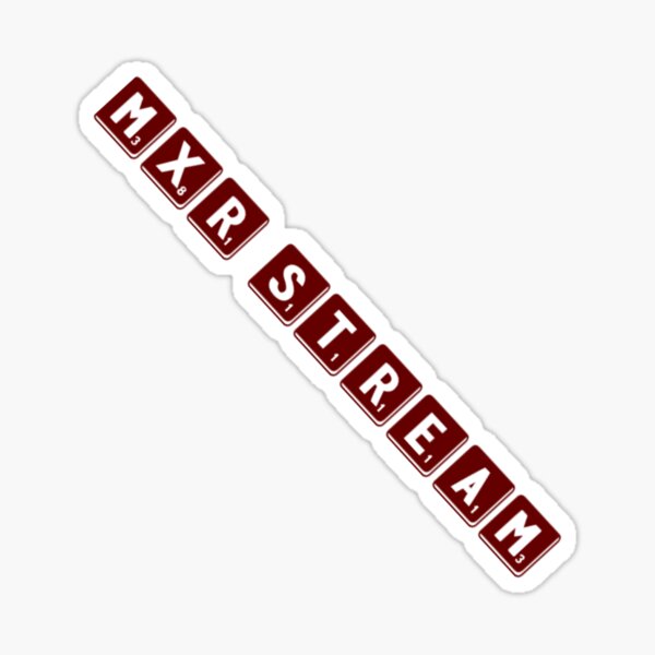 " MXR DESIGIN" Sticker for Sale by AHMED2020Pod | Redbubble