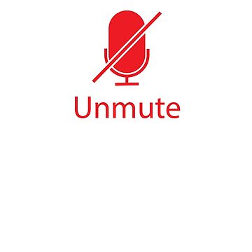 "Unmute" Sticker for Sale by cmccusker | Redbubble