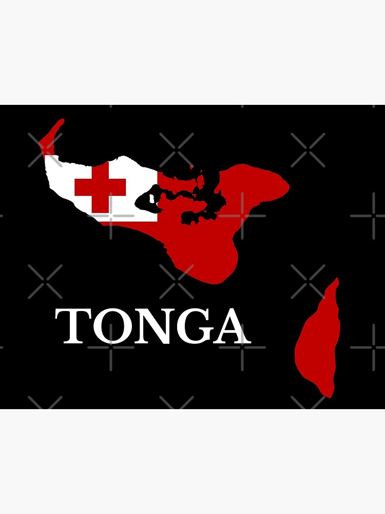 "Tonga Map Flag" Art Board Print for Sale by Marwa Sharafeldin | Redbubble