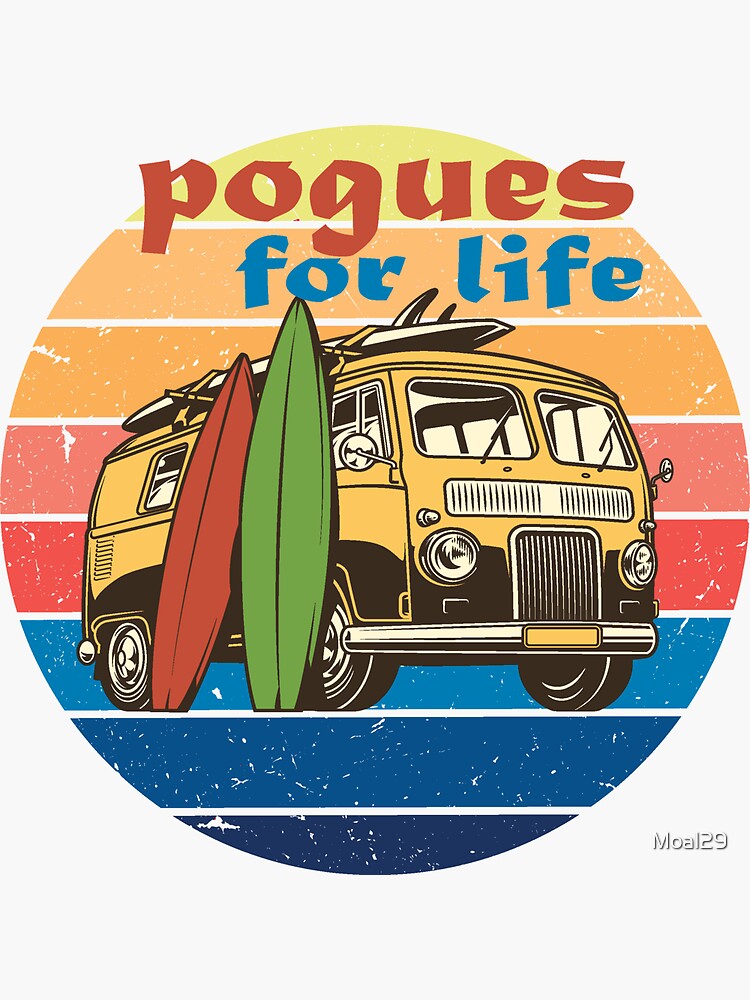 "Pogues for life" Sticker by Moal29 | Redbubble