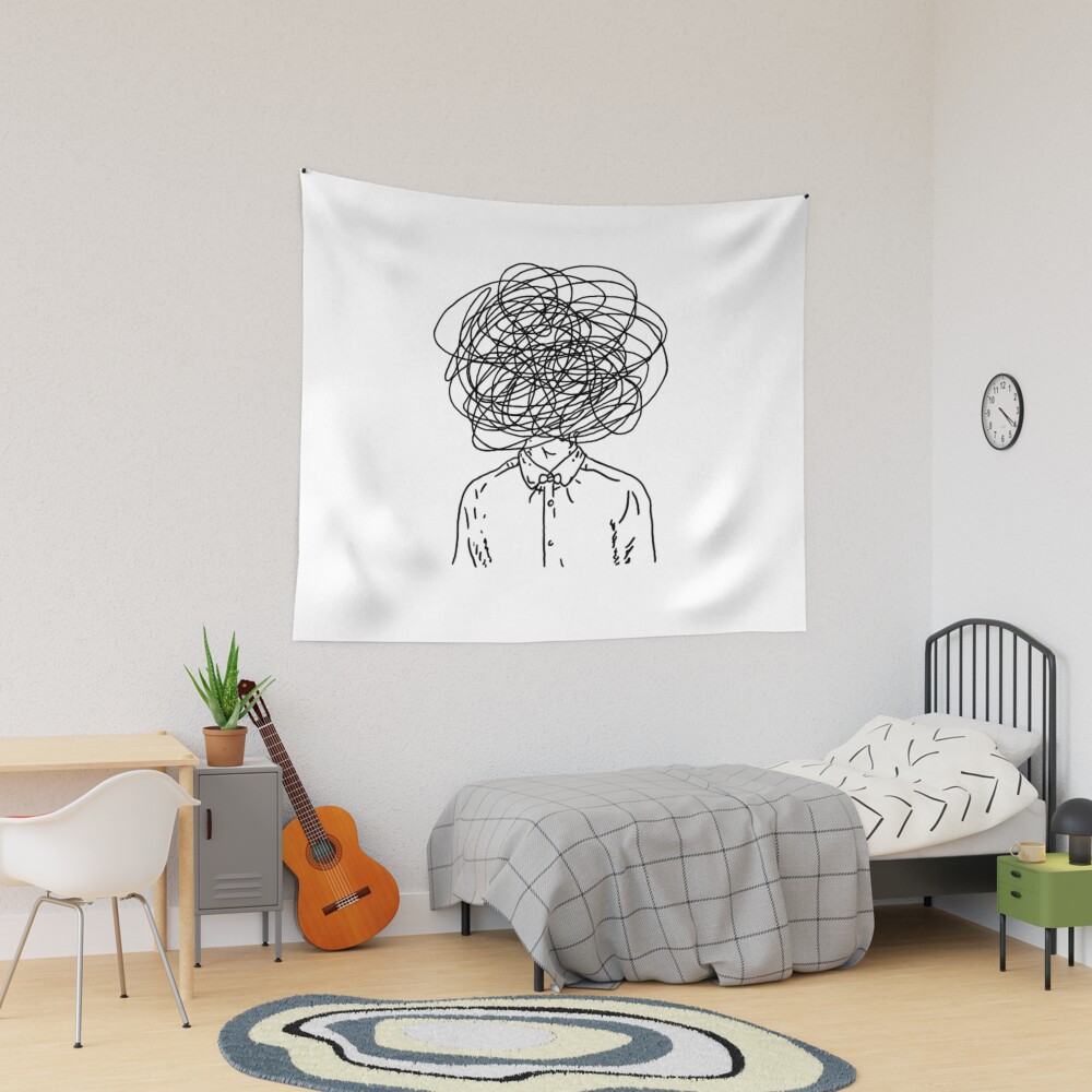 "messy thoughts line art" Poster by thestardustshop | Redbubble