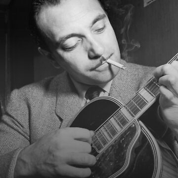 "Django Reinhardt Jazz Guitarist" Sticker for Sale by JackCurtis1991 ...