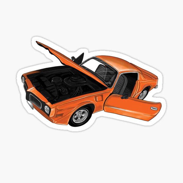 "1970 Pontiac Firebird" Sticker for Sale by bslatecreations | Redbubble