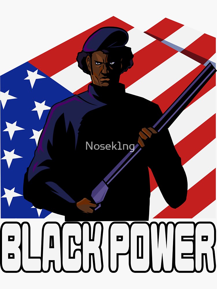 "Black Panther Party Black Power" Sticker for Sale by Nosek1ng | Redbubble