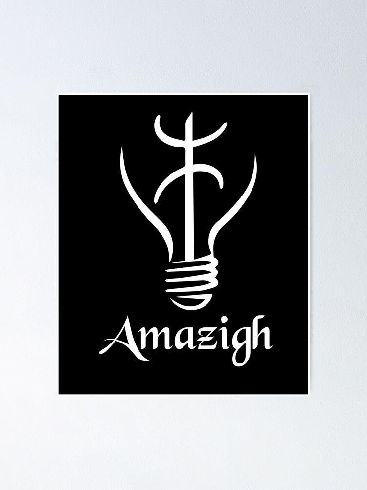 "Amazigh Light Berbers Tifinagh Sign Culture" Poster for Sale by ...