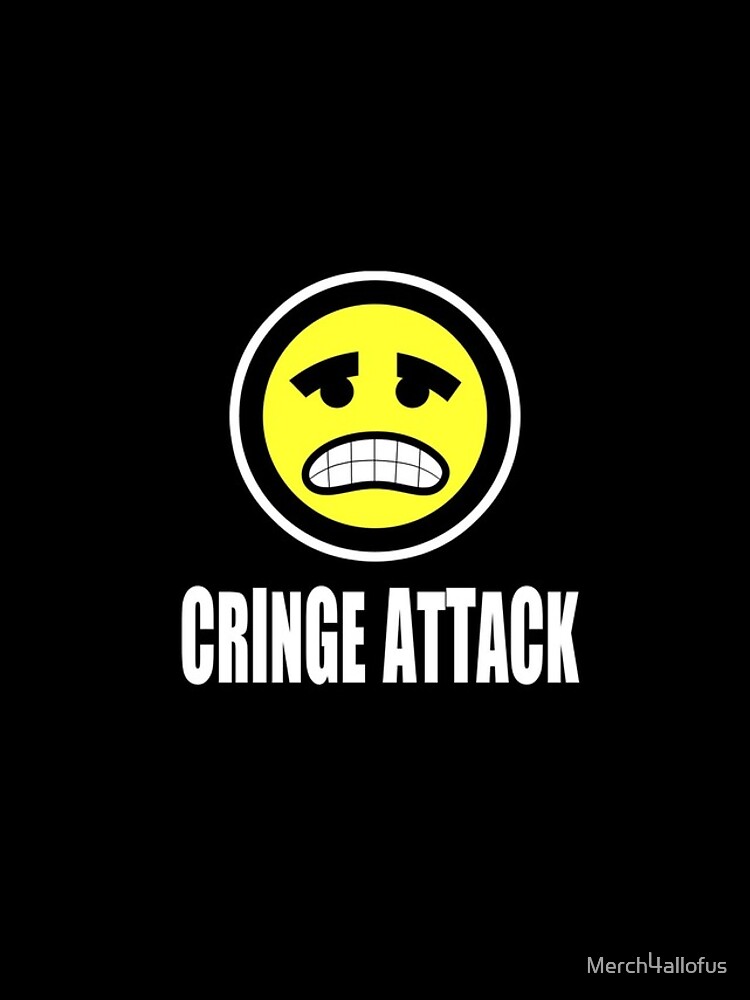 "Cringe Attack Funny Meme Design" iPhone Case for Sale by Merch4allofus ...