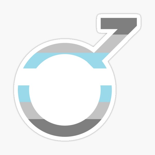 "Demiboy Symbol/Flag" Sticker by Reidtastic | Redbubble