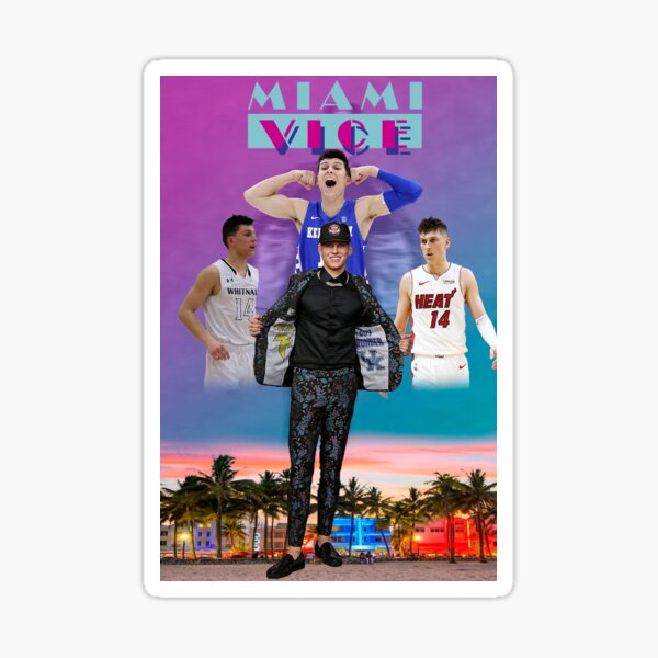 "Tyler Herro Miami Vice" Sticker for Sale by jkatz28 | Redbubble