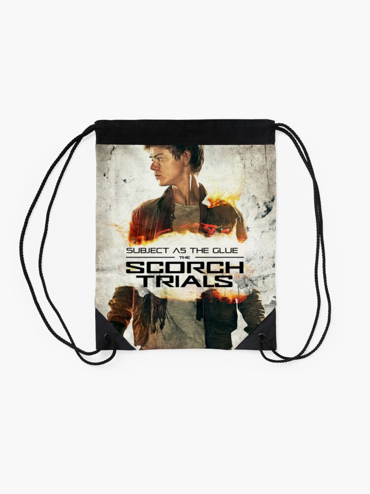 "The Maze Runner - The Scorch Trials Newt" Drawstring Bag for Sale by runnerdemigod | Redbubble