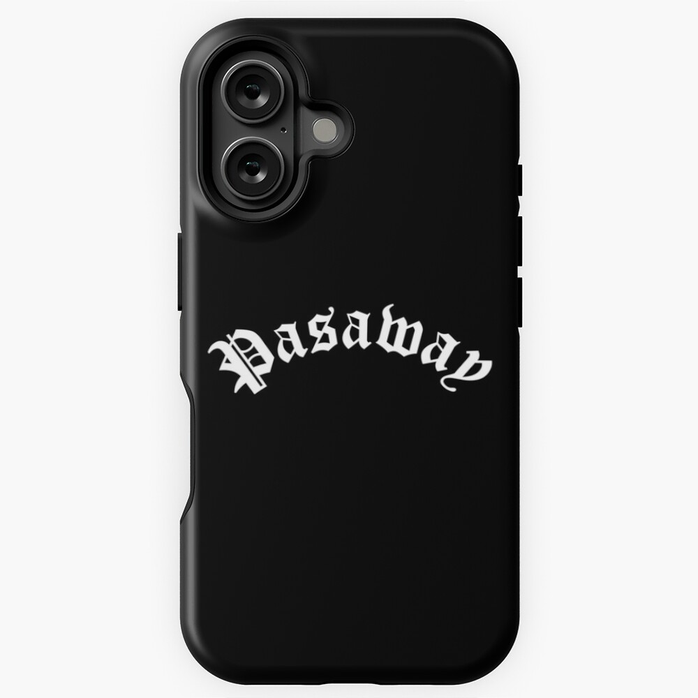 "PASAWAY FILIPINO WHITE TEXT" Sticker for Sale by aydapadi | Redbubble