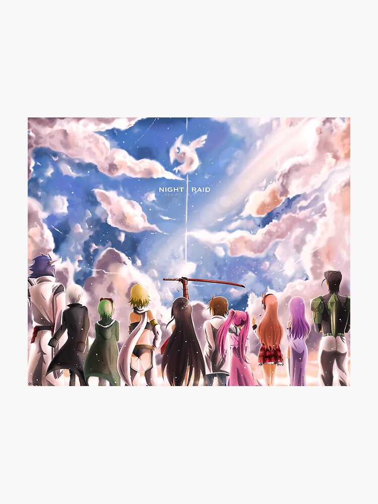 "Akame Ga Kill Night Raid " Sticker for Sale by Danielle0608 | Redbubble