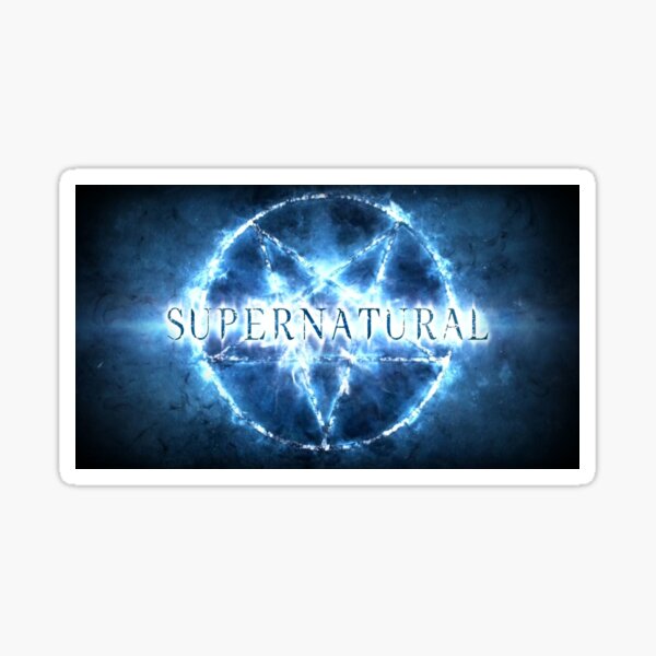 "supernatural" Sticker by FrenchGeekGirl | Redbubble