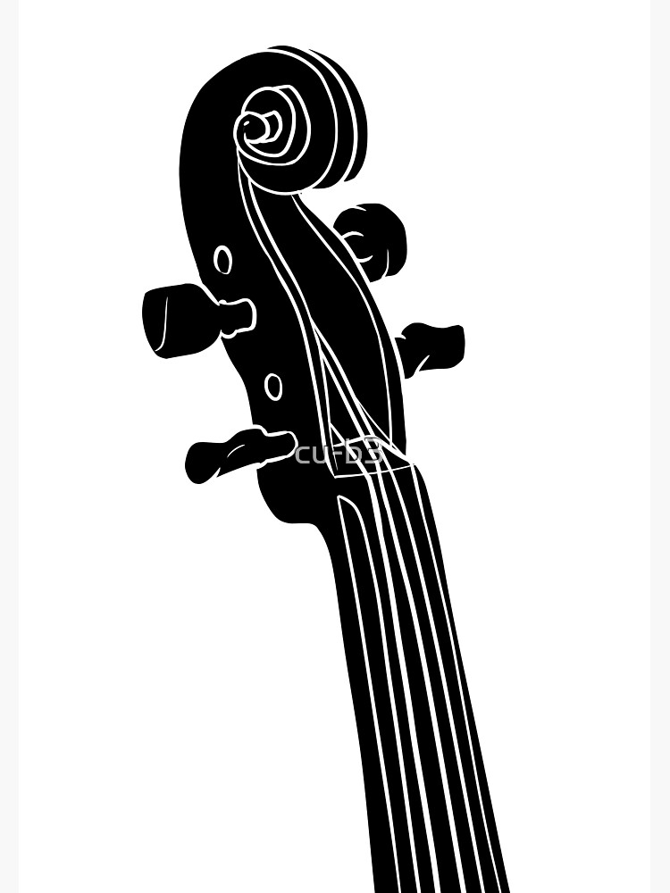 Violin Scroll Outline
