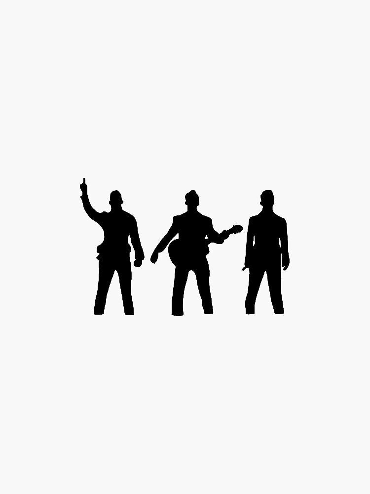 "Jonas Brothers Silhouette! Sticker " Sticker by haleynicole11 | Redbubble
