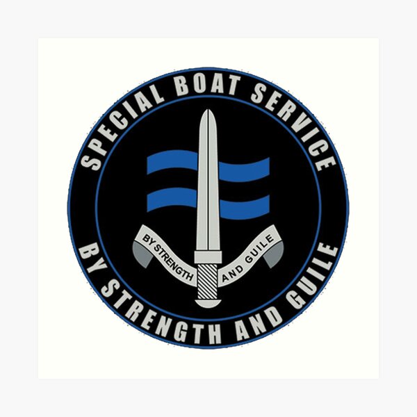 "Special Boat Service Logo" Art Print by Spacestuffplus | Redbubble