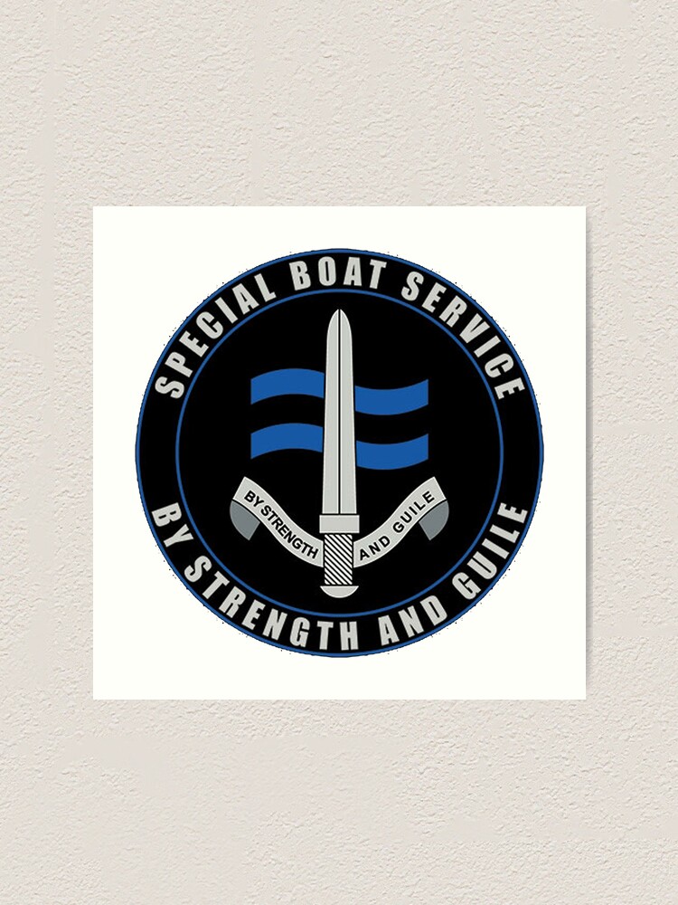 "Special Boat Service Logo" Art Print by Spacestuffplus | Redbubble