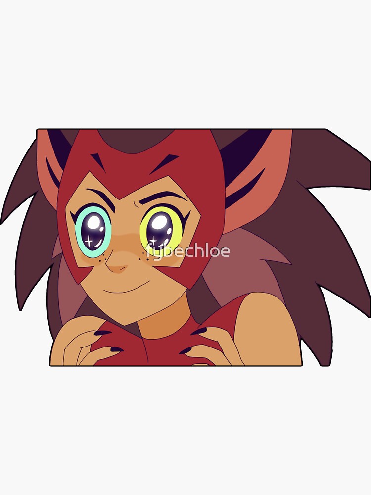"Catra" Sticker for Sale by fybechloe | Redbubble