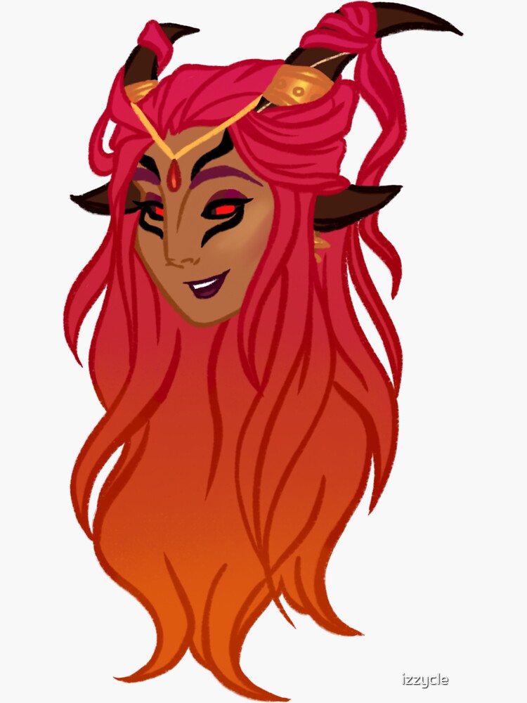 "Devil Nadia" Sticker by izzycle | Redbubble