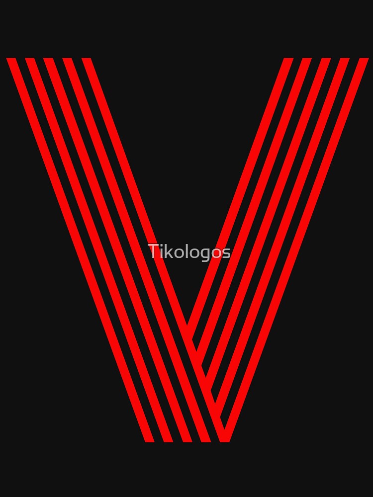 "red V vlone " T-shirt for Sale by Tikologos | Redbubble | nav vlone t ...