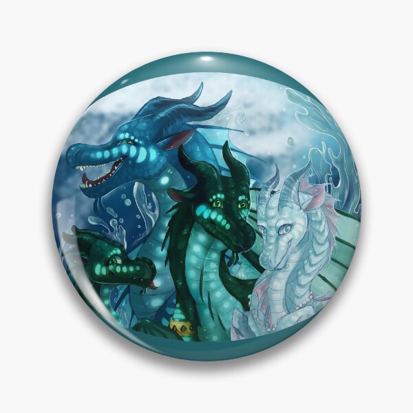 "Wings of Fire - Royal SeaWings - Auklet, Tsunami, Turtle, Anemone" Pin ...