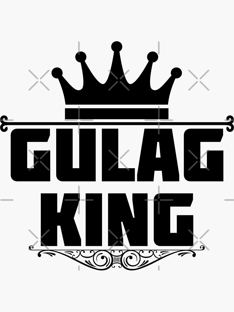 "Gulag King " Sticker by DragonGFX | Redbubble