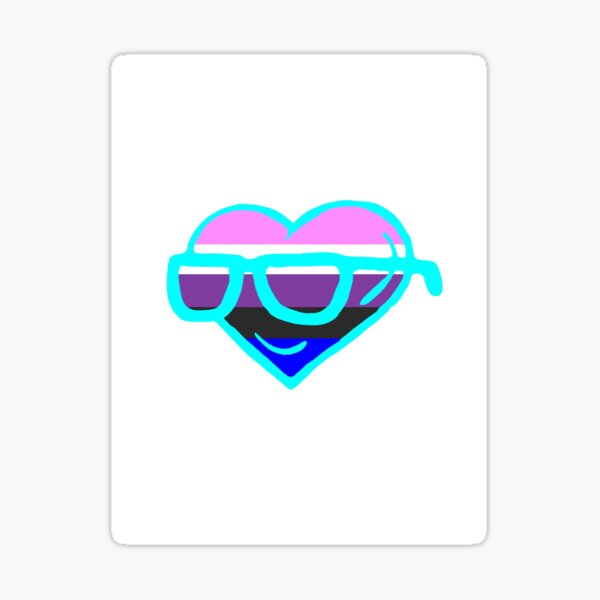 Pegatina «Patton Sanders Símbolo de orgullo de género fluido» de ...