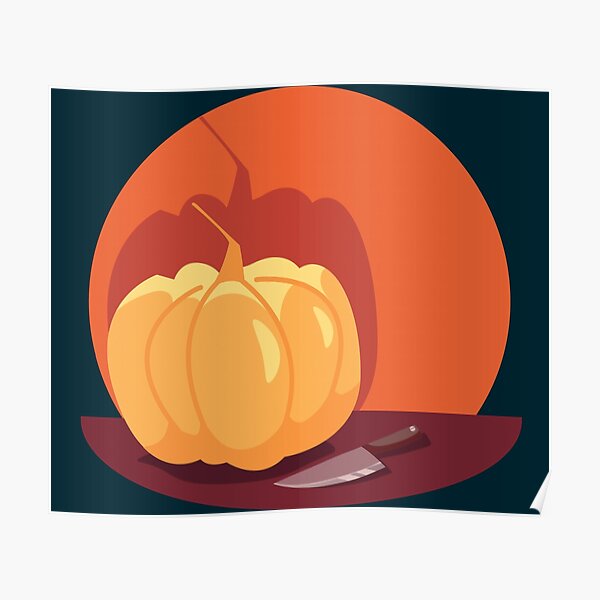 "Pumpkin Carving" Poster for Sale by caj-trixie | Redbubble