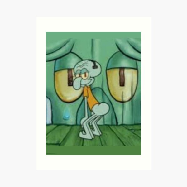 "Twerking squidward " Art Print for Sale by Maddie2307 | Redbubble