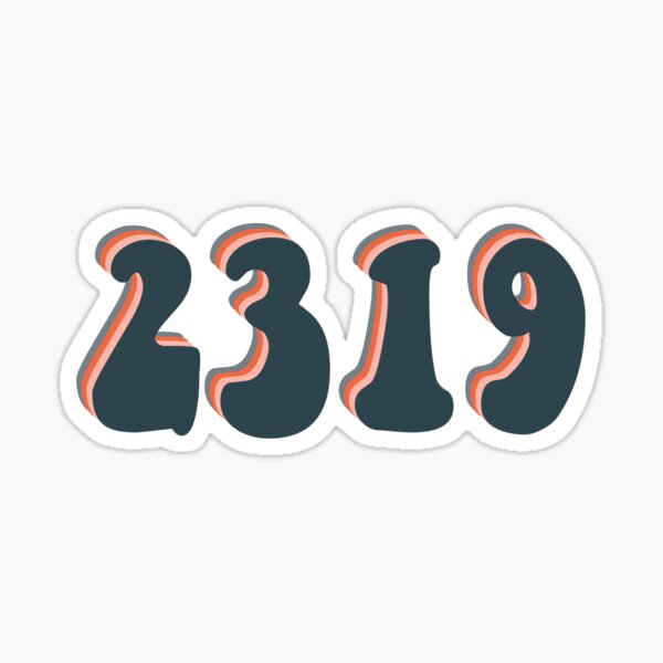 "2319" Sticker for Sale by -Ana- | Redbubble