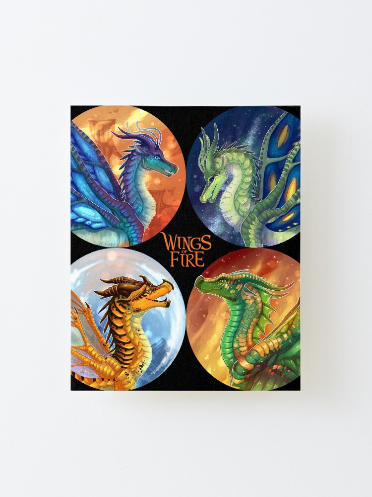 "Wings of Fire - Heroes of the Lost Continent" Mounted Print by ...