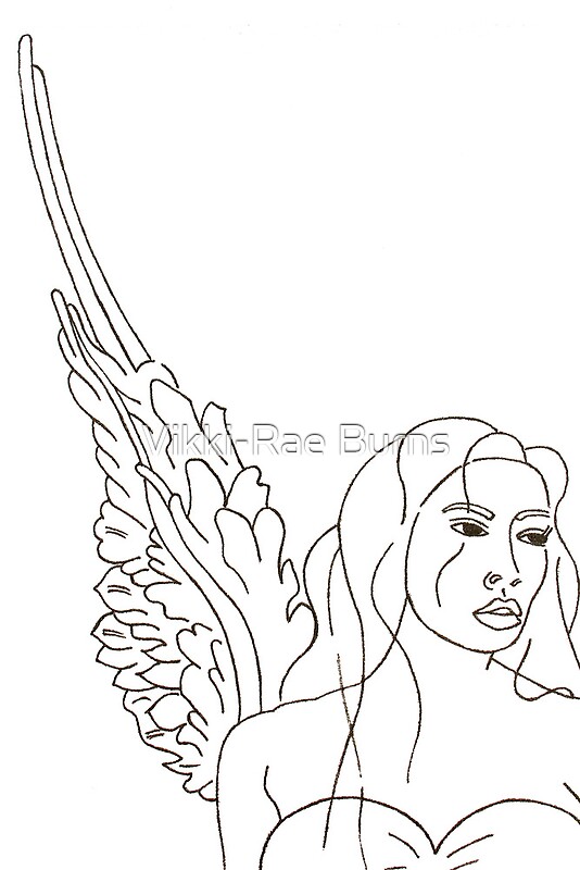 "Angelic Chimera" by Vikki-Rae Burns | Redbubble