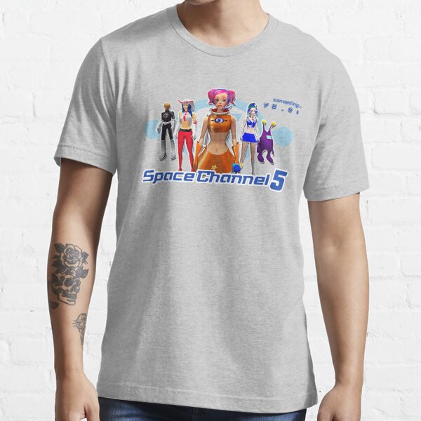 "Retro Space Channel 5 Cast Ulala Pine Pudding Jaguar Tribute" T-shirt ...