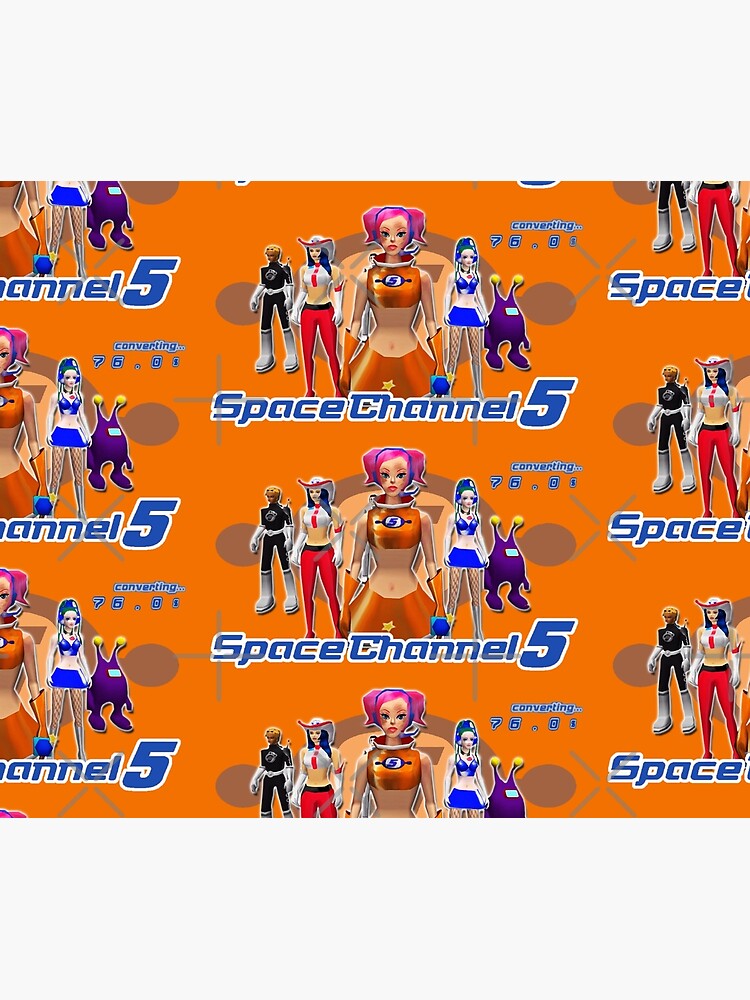 "Retro Space Channel 5 Cast Ulala Pine Pudding Jaguar Tribute" Throw ...