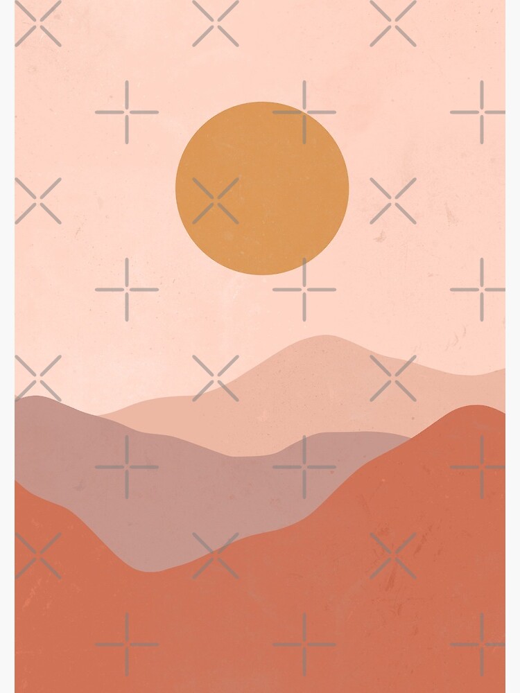 "Boho Earthy Landscape " Spiral Notebook by trajeado14 | Redbubble