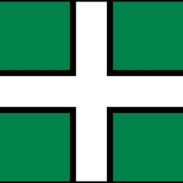 "Devon Flag Gifts, Stickers & other Products" Sticker for Sale by ...