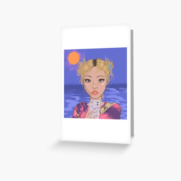 "beabadoobee fanart " Greeting Card for Sale by yoitbmejess | Redbubble