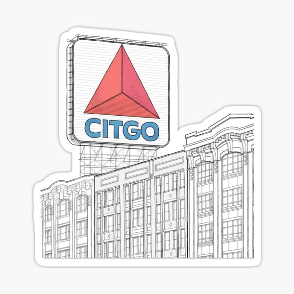"Boston Citgo" Sticker for Sale by marblequeen | Redbubble
