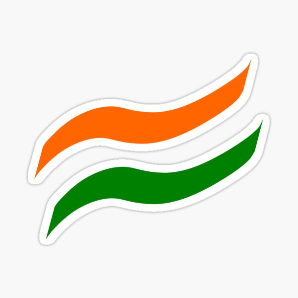 "Indian Flag" Sticker for Sale by IbrahimWoodard | Redbubble