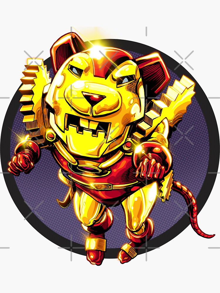 "Iron Mouse 2020" Sticker for Sale by 13thFloorDesign | Redbubble