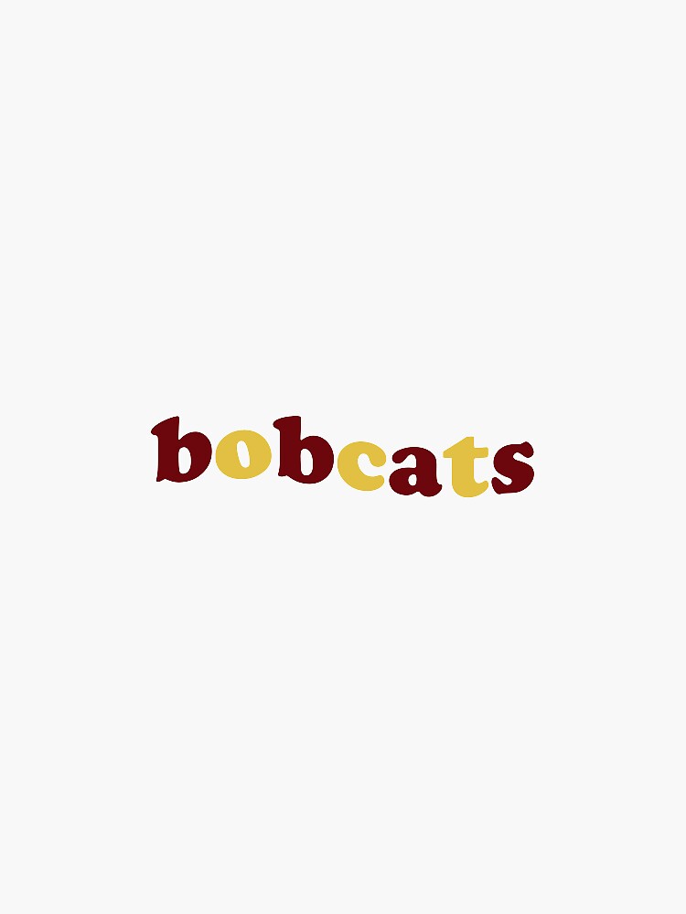 "Texas State University Bobcats: wavy lettering" Sticker for Sale by ...