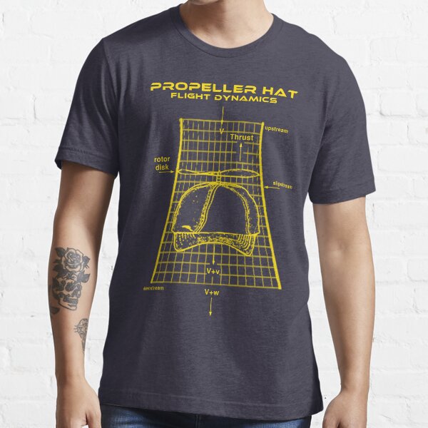 "Propeller Hat Flight Dynamics" T-shirt for Sale by GUS3141592 ...