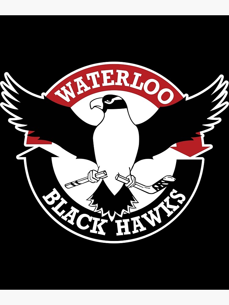 "Waterloo Black Hawks" Poster by babaihstore | Redbubble